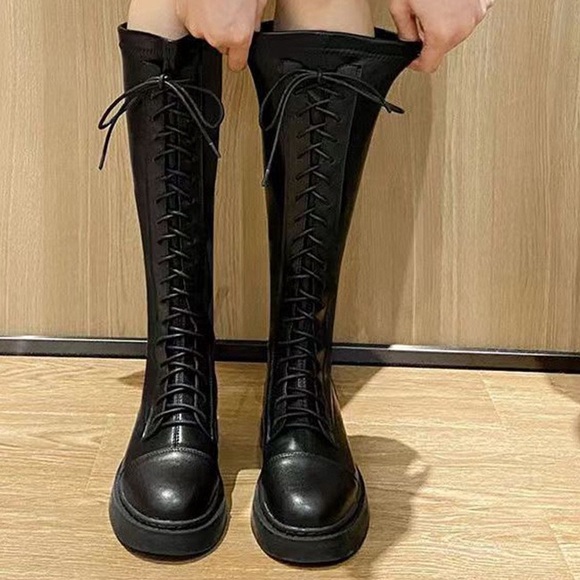 Shoes | Black Long Boots | Poshmark